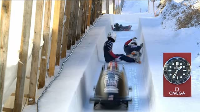 Amerikaanse bobsleeër verliest drie teamgenoten na klungelige start | NU.nl
