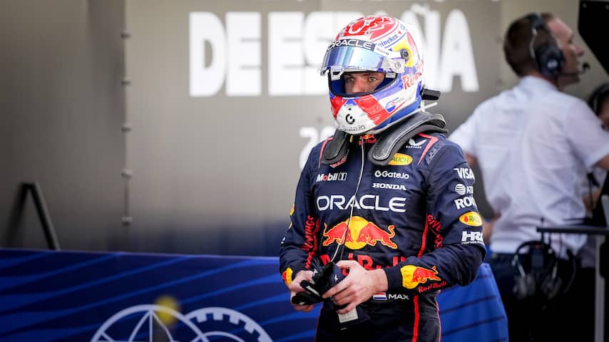 Verstappen heeft geen spijt van curieuze actie op Russell tijdens GP van Spanje | Formule 1 | NU.nl
