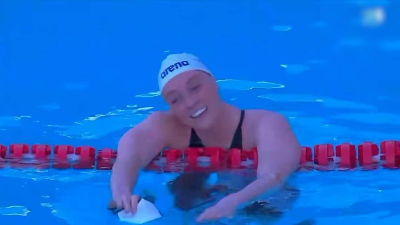 Steenbergen verbaast zwemwereld met tweede tijd ooit op 100 meter vrije ...
