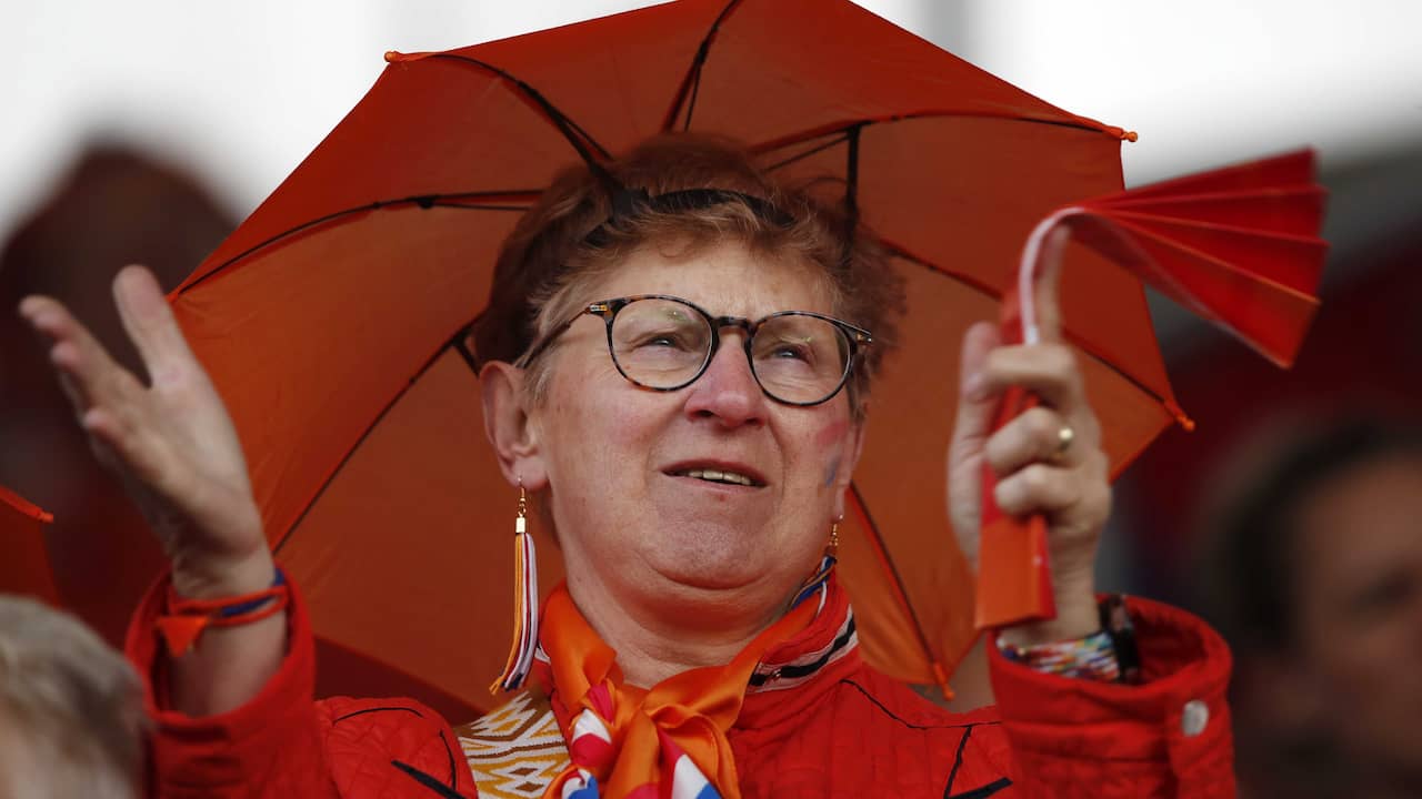 Weekendweerbericht | Ook tijdens Oranjes EK-wedstrijd blijft het regenachtig | Weerbericht | NU.nl