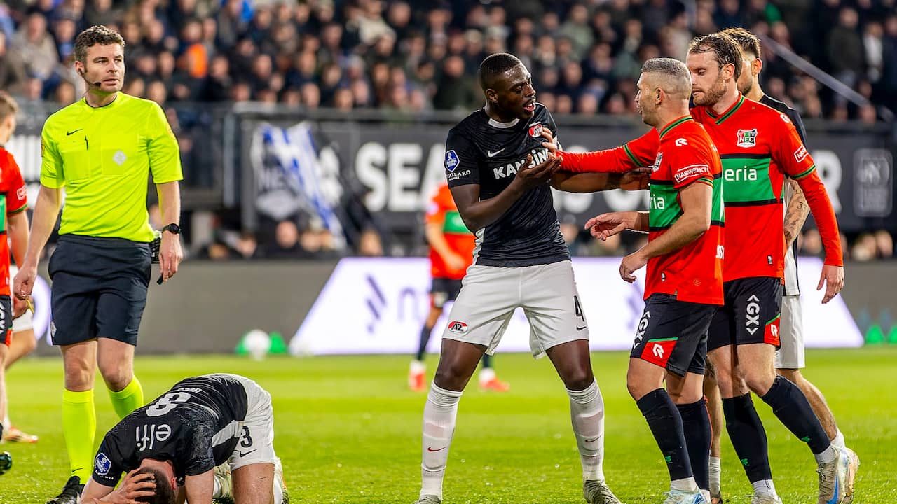 AZ geeft 1-3-voorsprong uit handen en lijdt puntenverlies tegen NEC | Voetbal | NU.nl