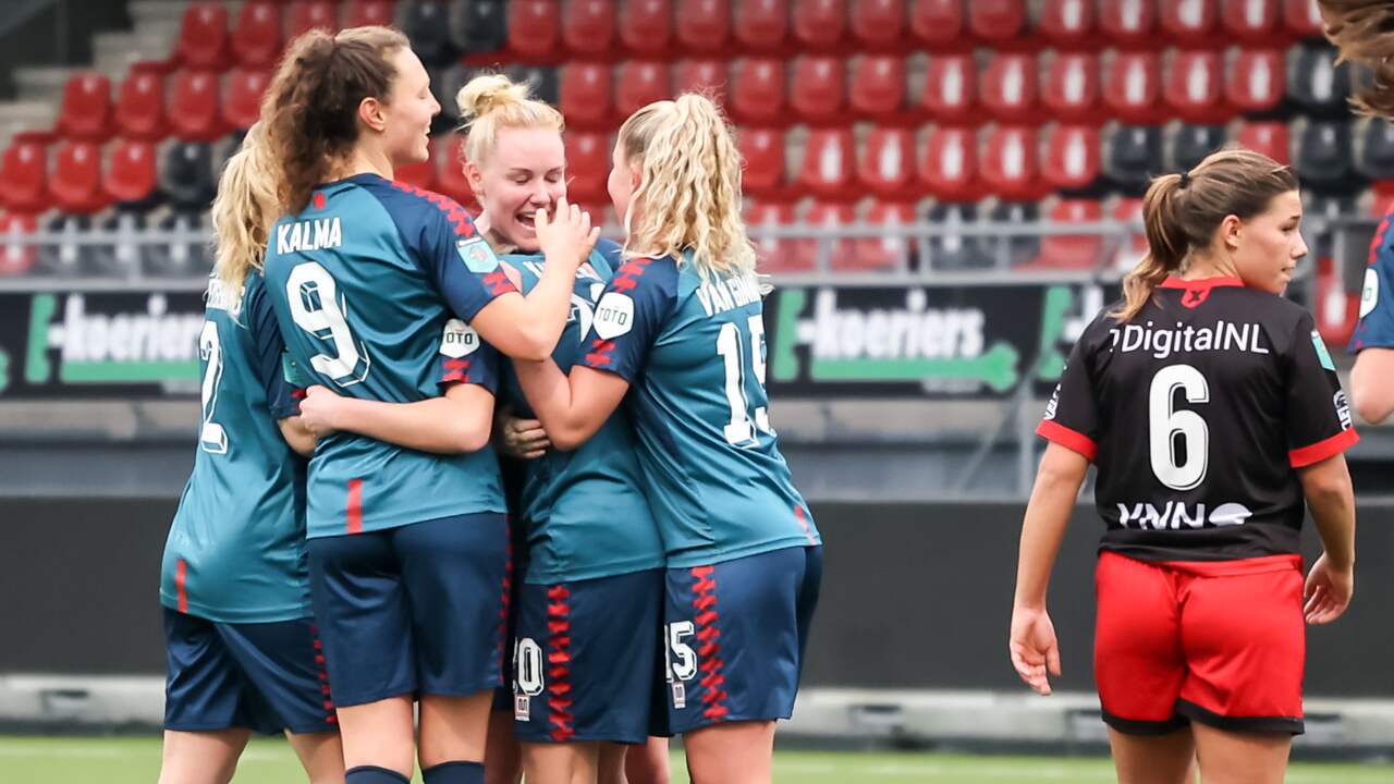 Koploper FC Twente wint ook van Excelsior en blijft foutloos in Vrouwen Eredivisie | Voetbal | NU.nl