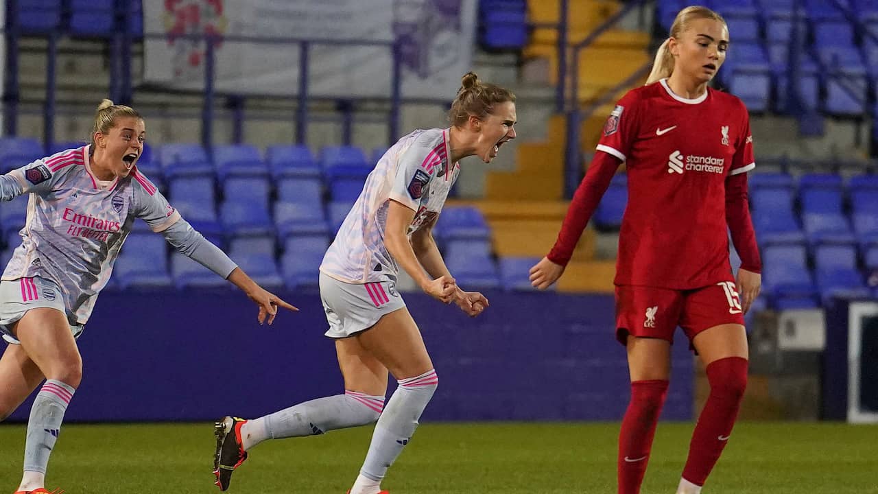 Miedema maakt eerste Arsenal-goal sinds rentree, Brugts scoort voor ...