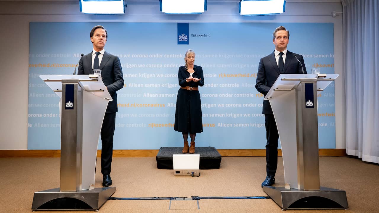 Lees hier wat Rutte en De Jonge vertellen op de coronapersconferentie ...