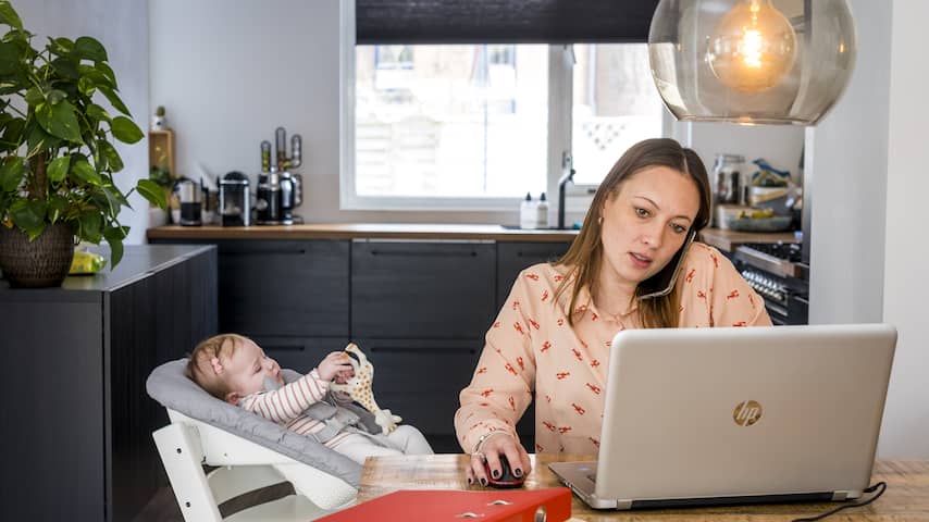 Twee dagen per week thuiswerken is nog steeds de norm | Economie | NU.nl