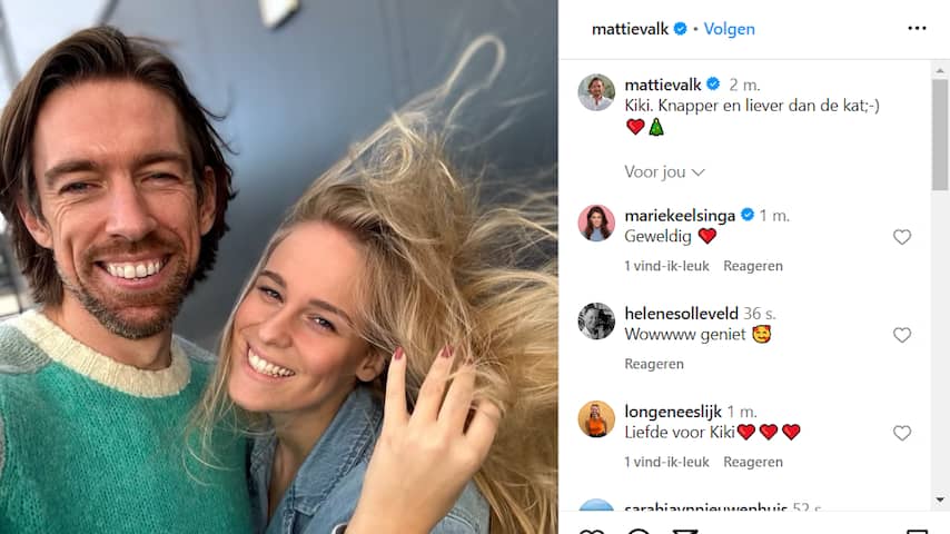 Mattie Valk heeft relatie met Qmusic-collega: 'Ik ben hartstikke ...