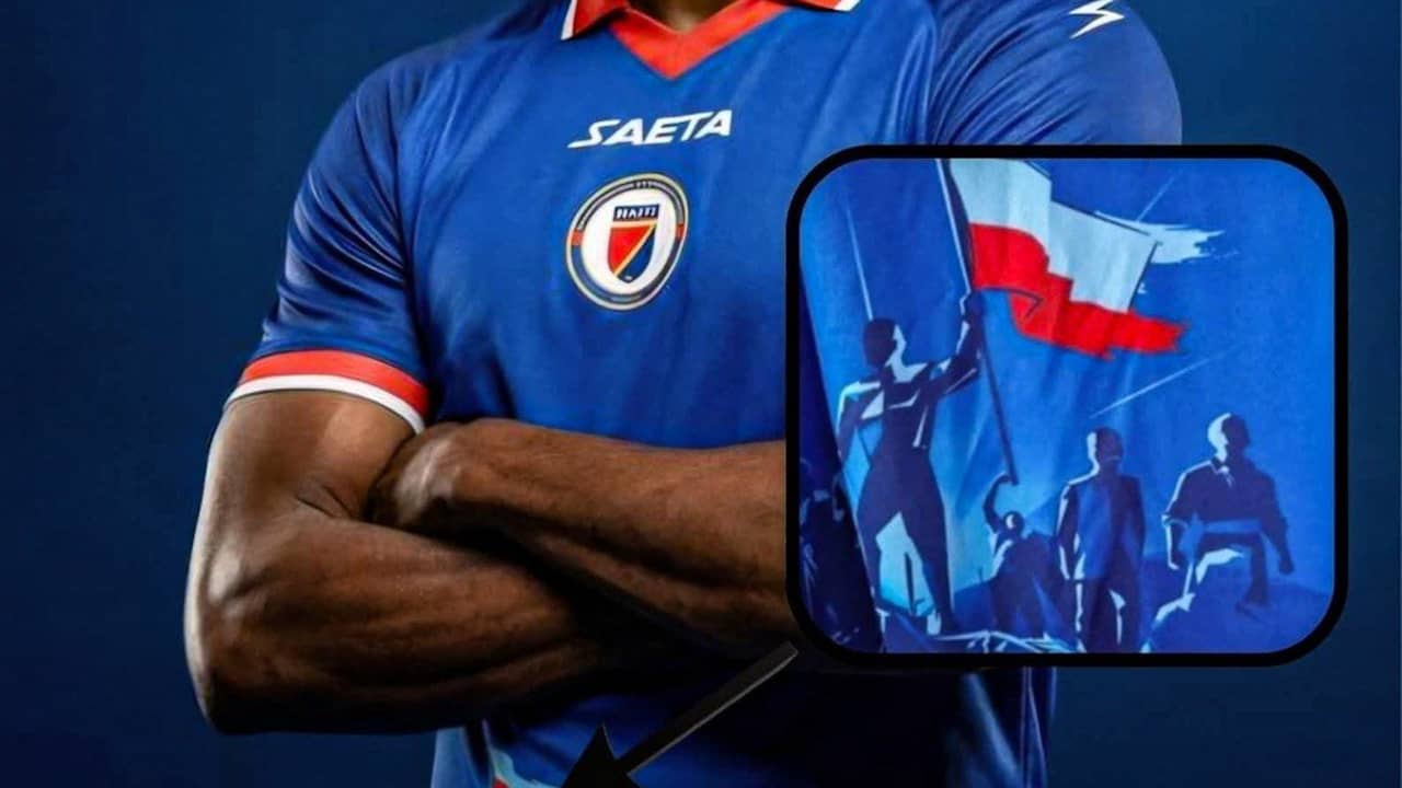 Haïti moet shirt met 'oorlogstafereel' vlak voor WK aanpassen van FIFA ...