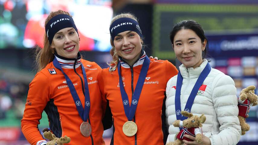 Joy Beune schaatst naar derde wereldtitel in Hamar met winst op 1.500 ...