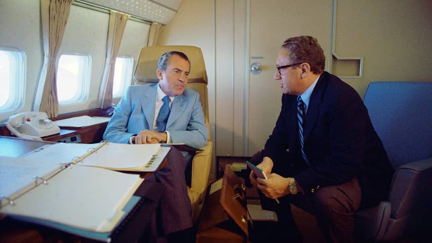 Amerikaanse diplomaat en Nobelprijswinnaar Henry Kissinger (100 ...