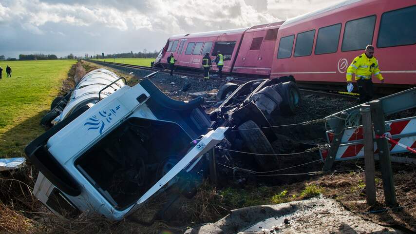 Chauffeur vrachtwagen krijgt geen straf voor botsing trein Winsum ...