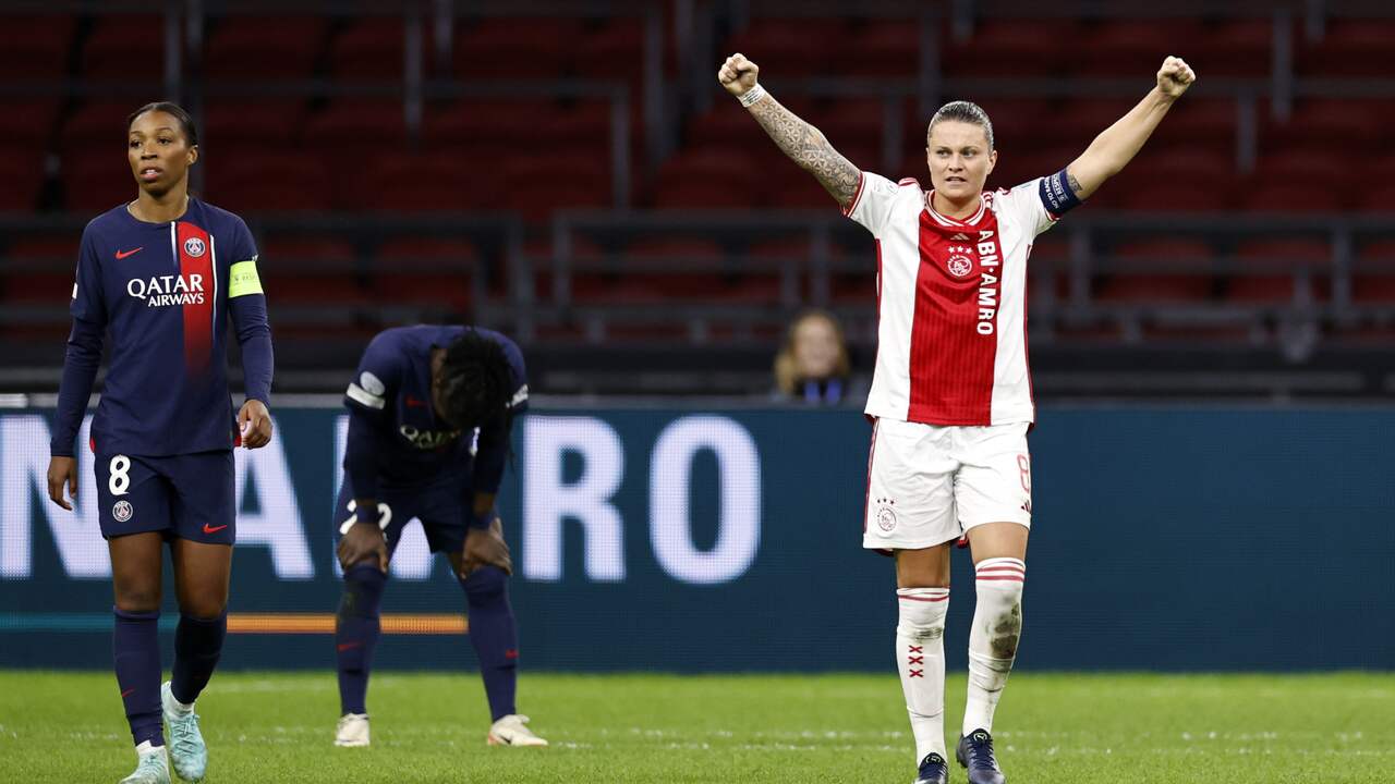 Spitse ziet CL-zege Ajax Vrouwen op PSG als mijlpaal: 'Dit is heel bijzonder' | Voetbal | NU.nl