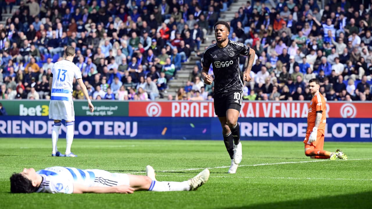 Gehavend Ajax wint bij PEC Zwolle eindelijk weer dankzij twee goals Akpom | Voetbal | NU.nl