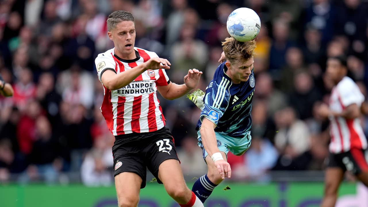 PSV en Ajax spelen gelijk na late goals in vermakelijke Eredivisie ...
