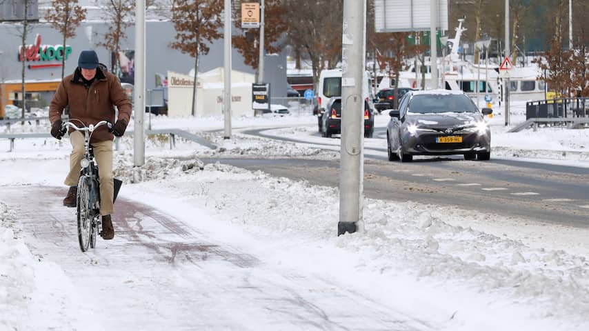 Vanaf komende nacht code oranje in bijna hele land vanwege gladheid ...