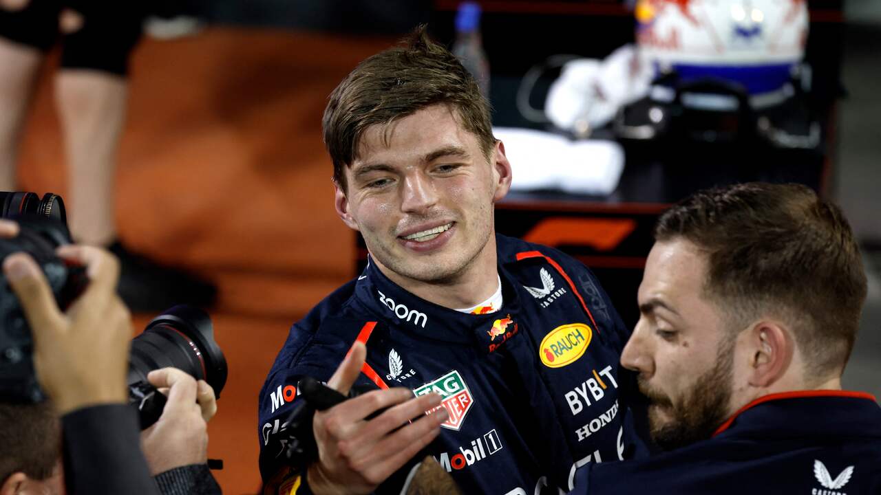 Bekijk de startopstelling voor de GP van Bahrein met Verstappen op pole | Formule 1 | NU.nl