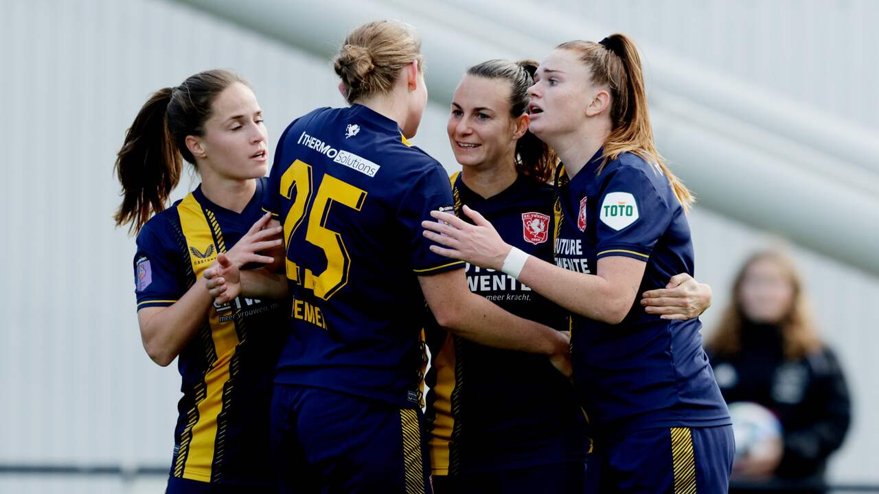 FC Twente Vrouwen sluit foutloze seizoenshelft in stijl af, ook Ajax Vrouwen wint | Voetbal | NU.nl
