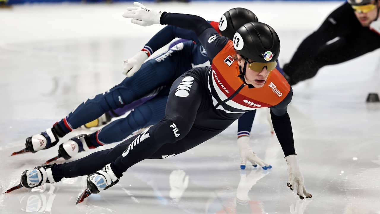 Shorttracker Van 't Wout grijpt naast gedroomd WK-goud, ook relay gaat ...