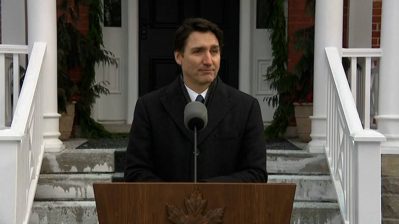 Canadese premier Trudeau: 'Ben van plan af te treden' | NU.nl