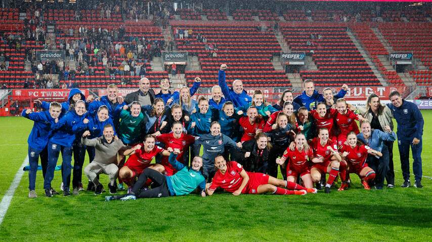 Oppermachtig FC Twente Vrouwen voor het eerst naar Champions League | Voetbal | NU.nl