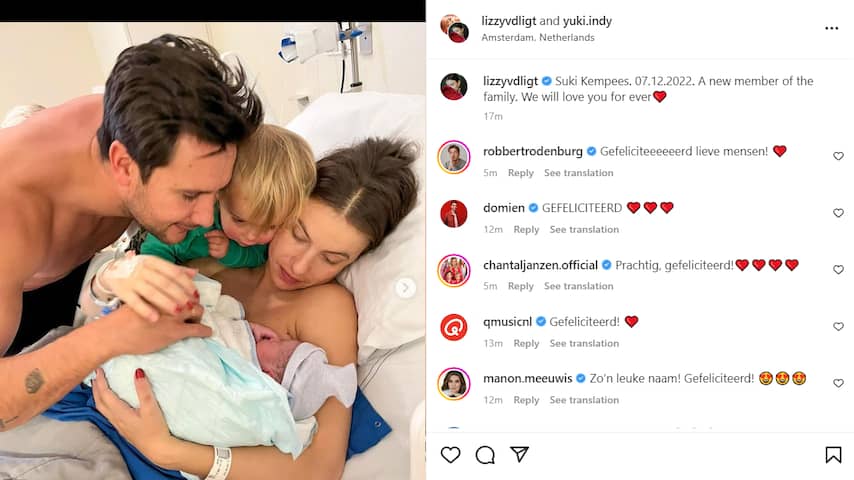 Yuki Kempees en Lizzy van der Ligt verwelkomen tweede kind | Achterklap ...