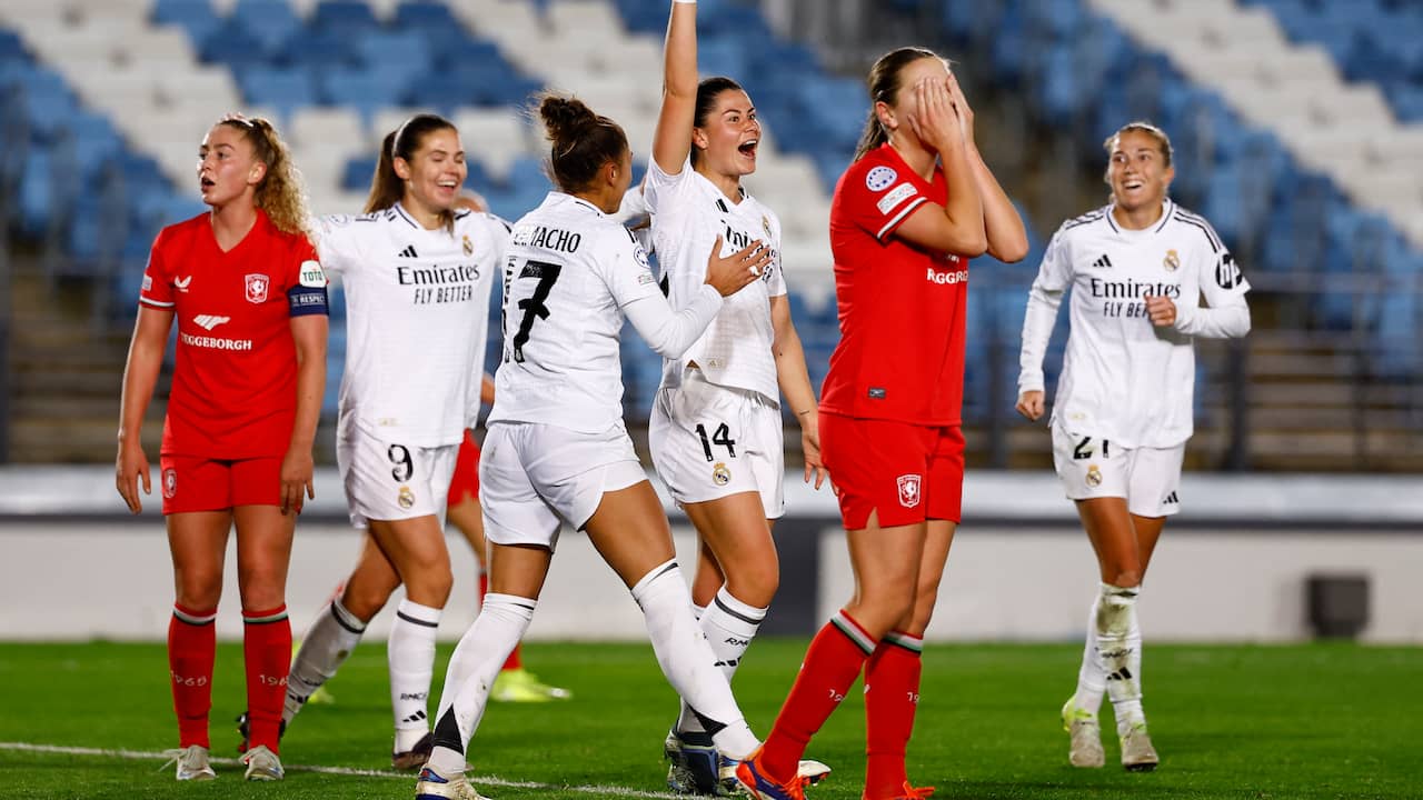 FC Twente Vrouwen krijgt pak slaag in Champions League van Real Madrid ...