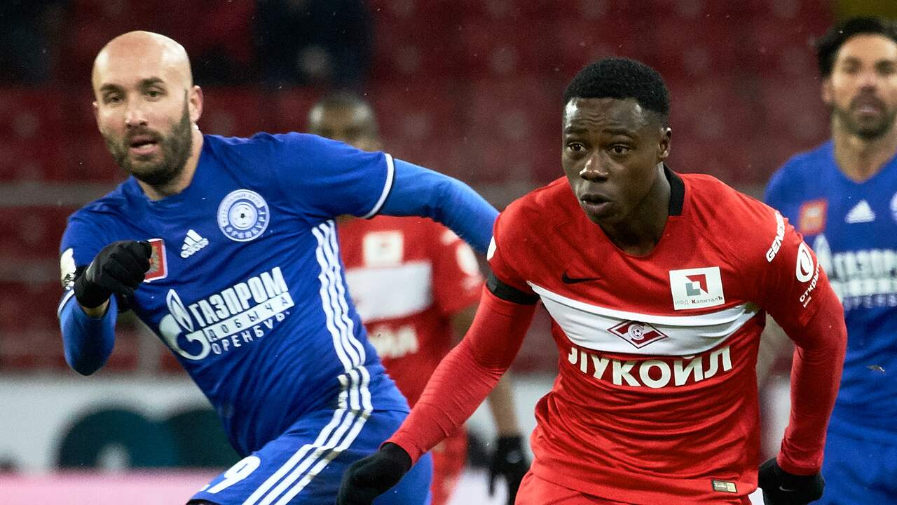 Promes schiet Spartak Moskou diep in blessuretijd naar zege | Voetbal ...