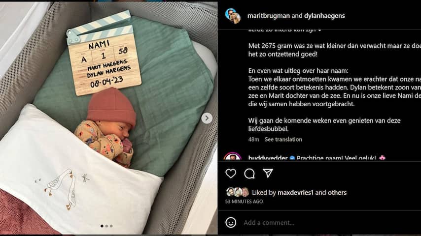 YouTuber Dylan Haegens is vader geworden van dochter Nami | Achterklap ...