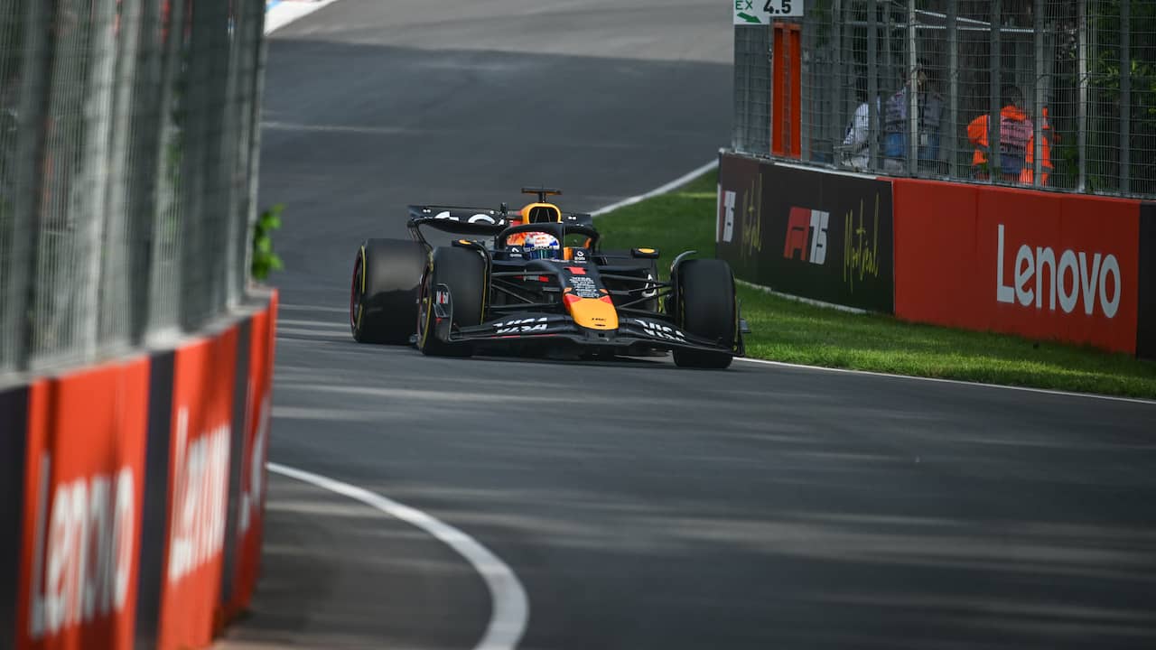 Verstappen klokt vijfde tijd in slottraining Canada, Norris de snelste | Formule 1 | NU.nl