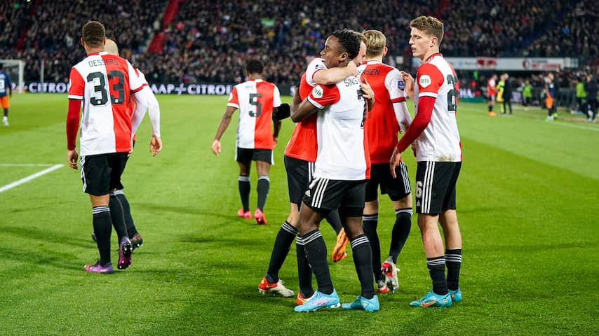 Feyenoord boekt ondanks dertig doelpogingen moeizame zege op Willem II | Voetbal | NU.nl