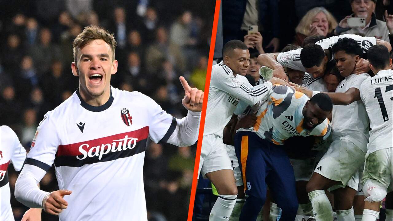 Dallinga zet Bologna met één been in bekerfinale, Real Madrid na ...