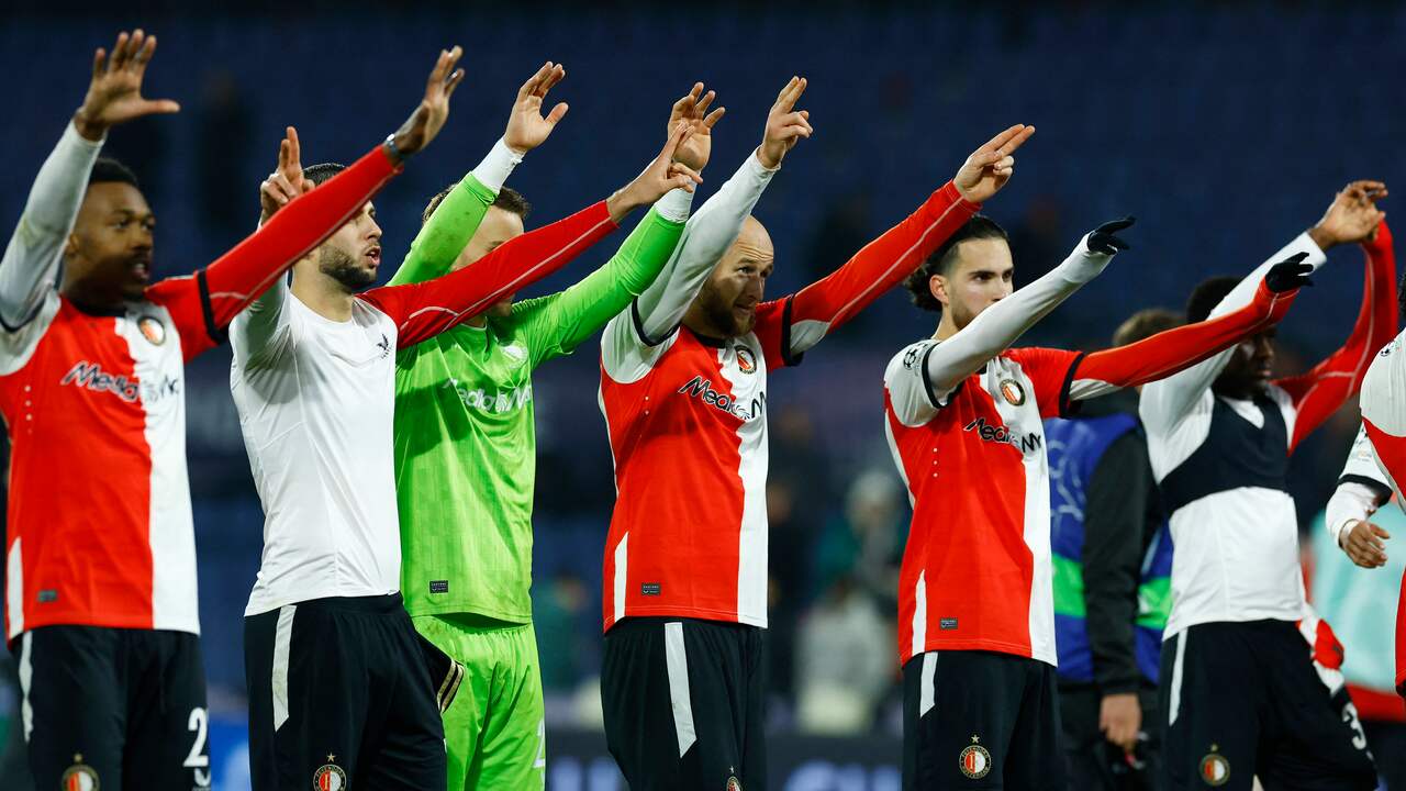 Feyenoord rekent zich niet rijk in Champions League: 'Computers zeggen ...