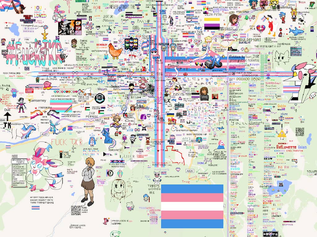Wereldkaart Wplace weerspiegelt walging en waardering op het web | Tech ...