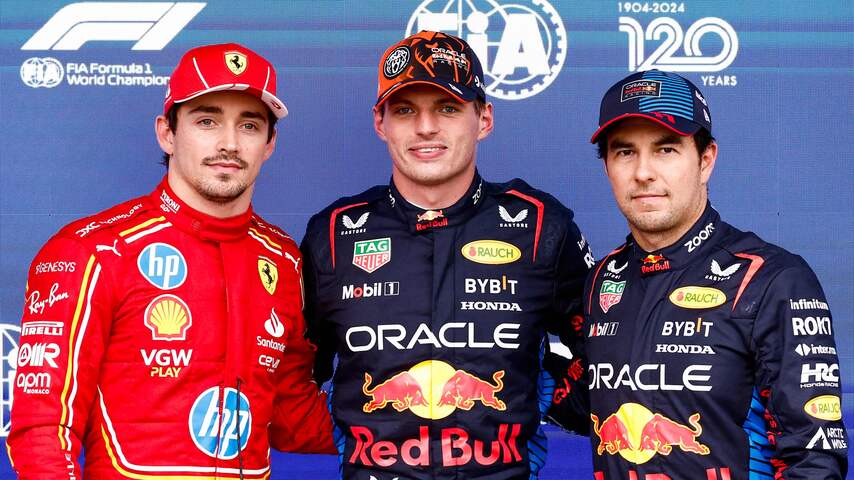 Bekijk de startopstelling voor de GP van België met Verstappen op plek elf | Formule 1 | NU.nl