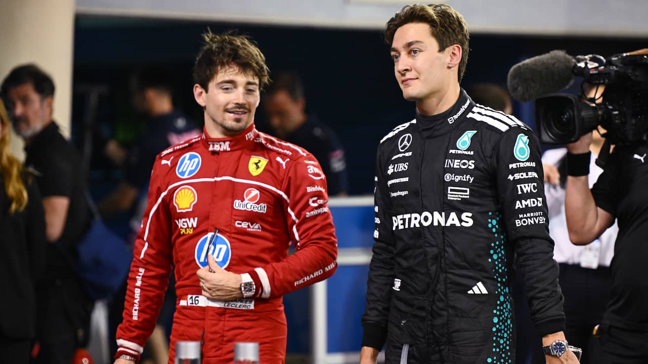 Russell en Leclerc positief verrast door klein gat naar snelle McLaren ...