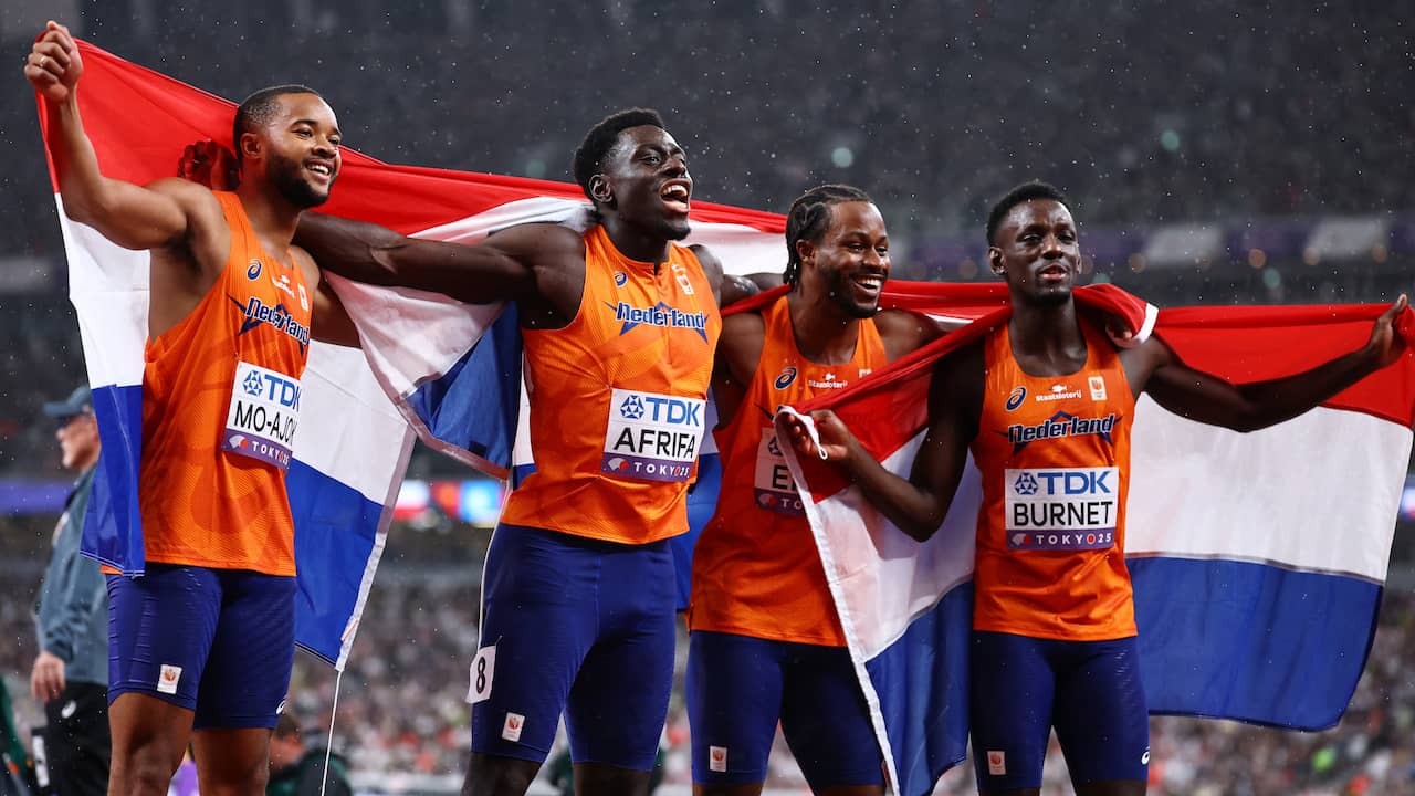 Live WK atletiek | Estafettemannen dolblij na stunt: 'Ongeloof en euforie' - NU.nl