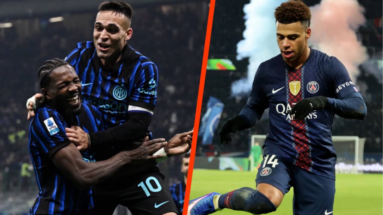 Inter neemt leiding weer over van AC Milan, PSG ontsnapt aan misstap in ...