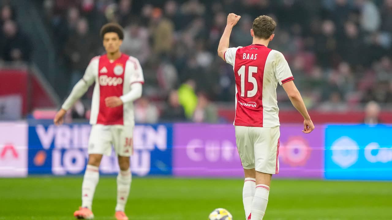 Ajax verslaat FC Volendam en staat voor het eerst dit seizoen boven ...