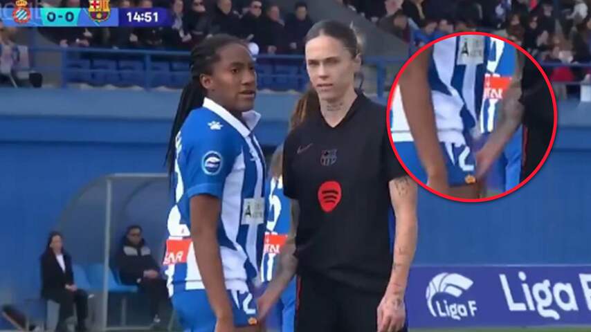 Opschudding in Spanje: voetbalster FC Barcelona betast tegenstander in ...