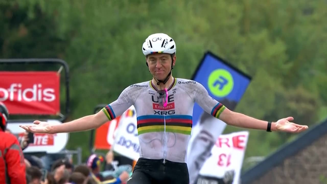 Pogacar declasseert concurrentie op Muur van Hoei en wint Waalse Pijl opnieuw | Wielrennen | NU.nl