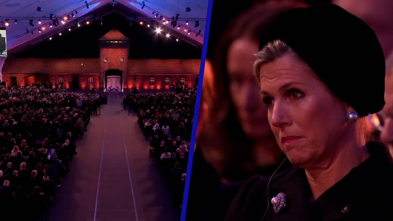 Prinses Amalia met ouders bij herdenking Auschwitz | NU.nl