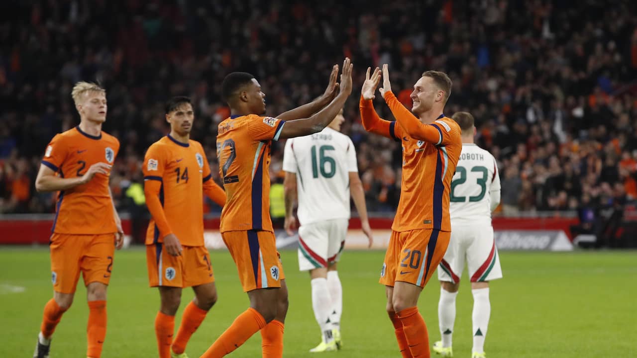 Samenvatting: Oranje ruim langs Hongarije in turbulent duel | NU.nl